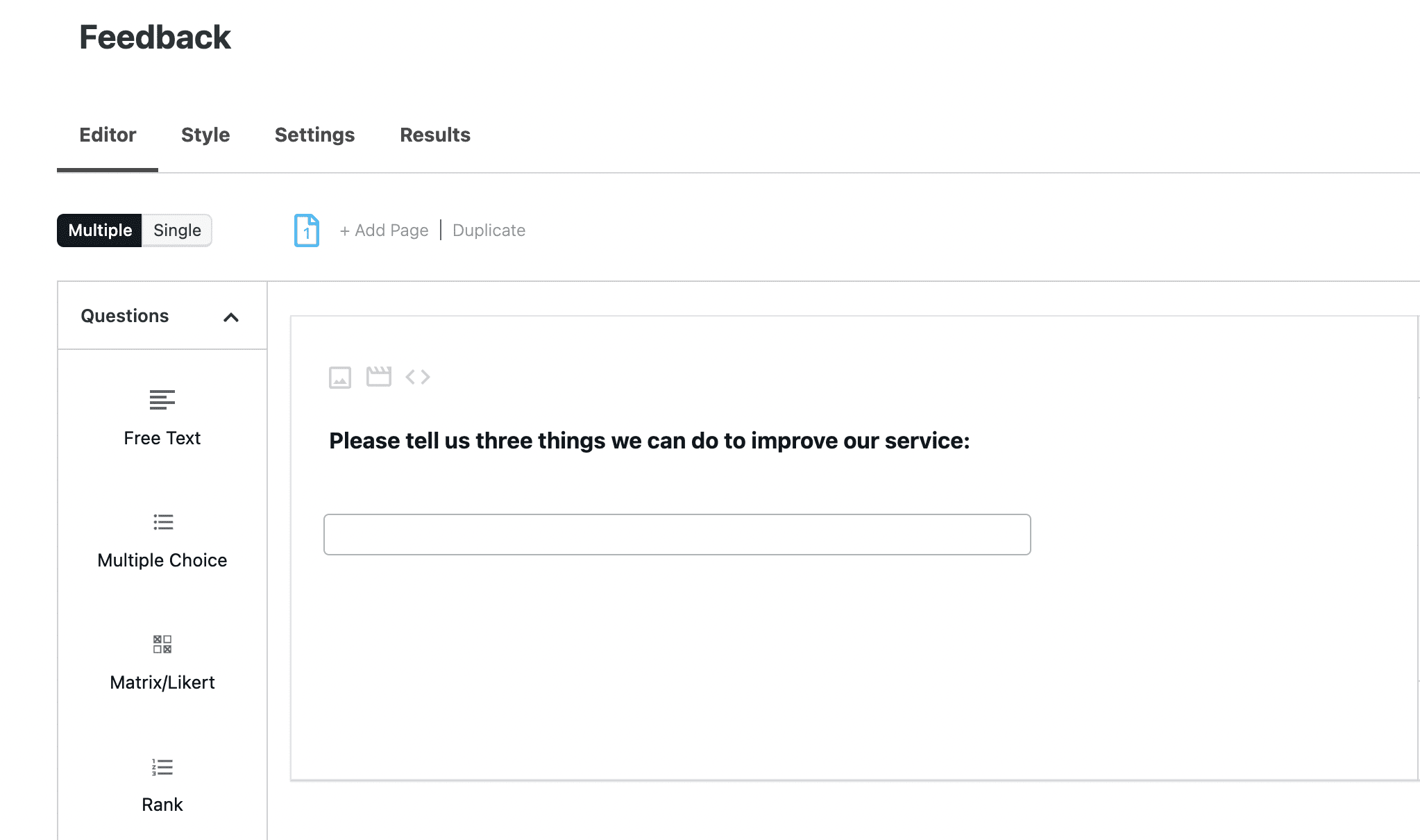 Free text | Crowdsignal | Get the responses you need, anywhere