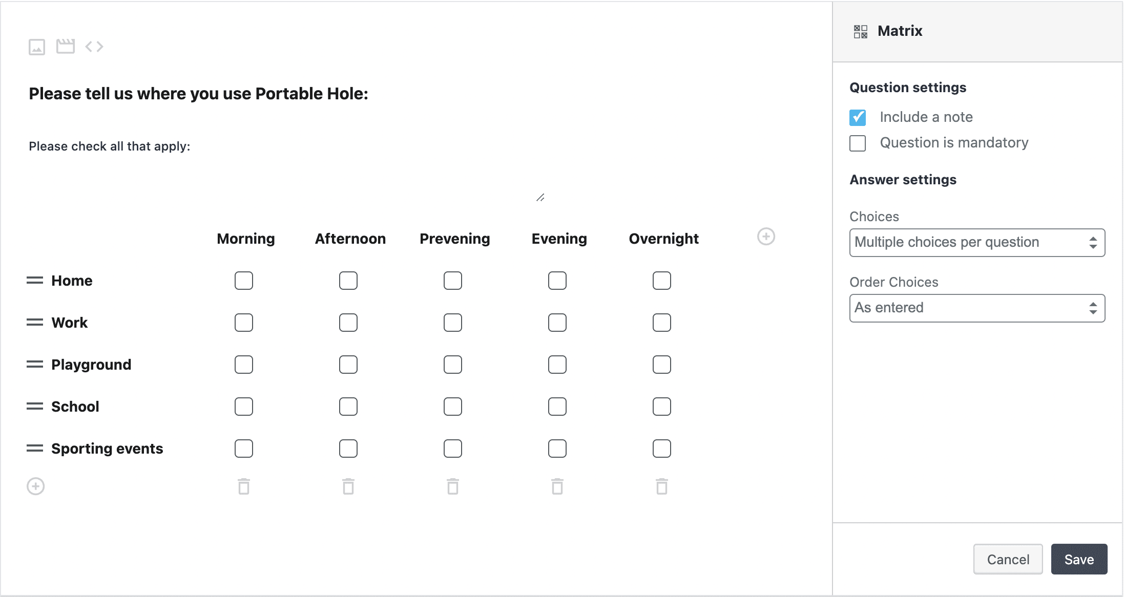 Matrix/Likert | Crowdsignal | Get the responses you need, anywhere