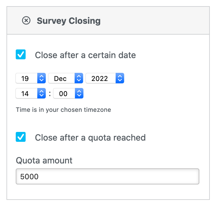 Survey settings and options | Crowdsignal | Get the responses you need ...