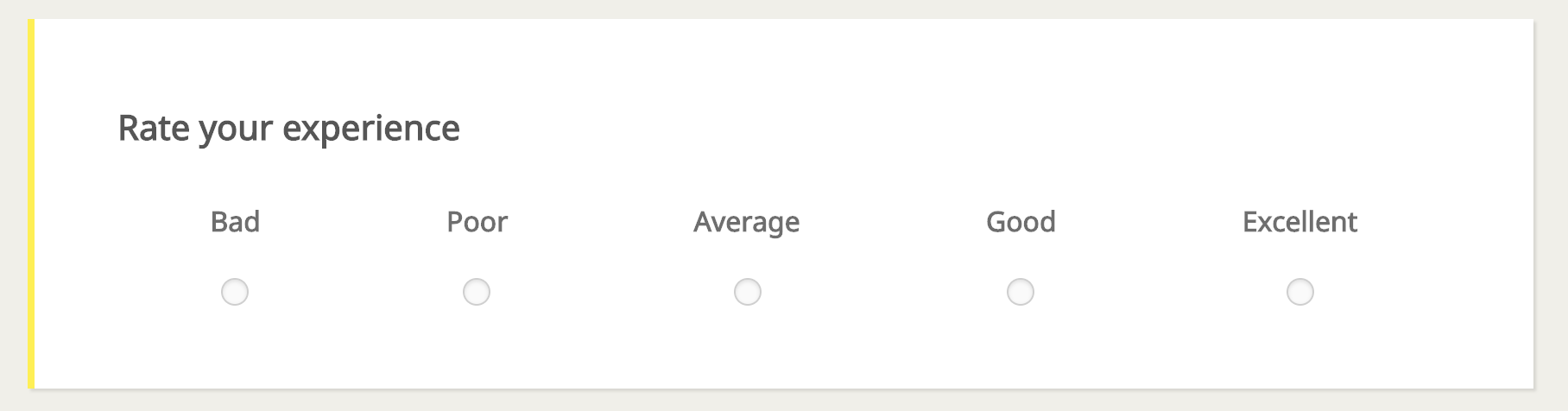 Rating Scale | Crowdsignal | Get the responses you need, anywhere