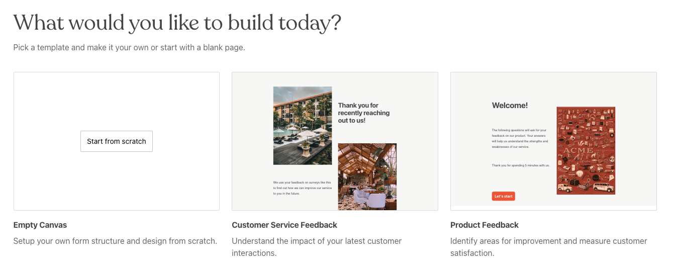 Project Templates | Crowdsignal | Get the responses you need, anywhere
